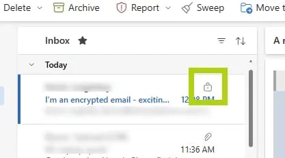 How to send a secure encrypted email in Microsoft Outlook